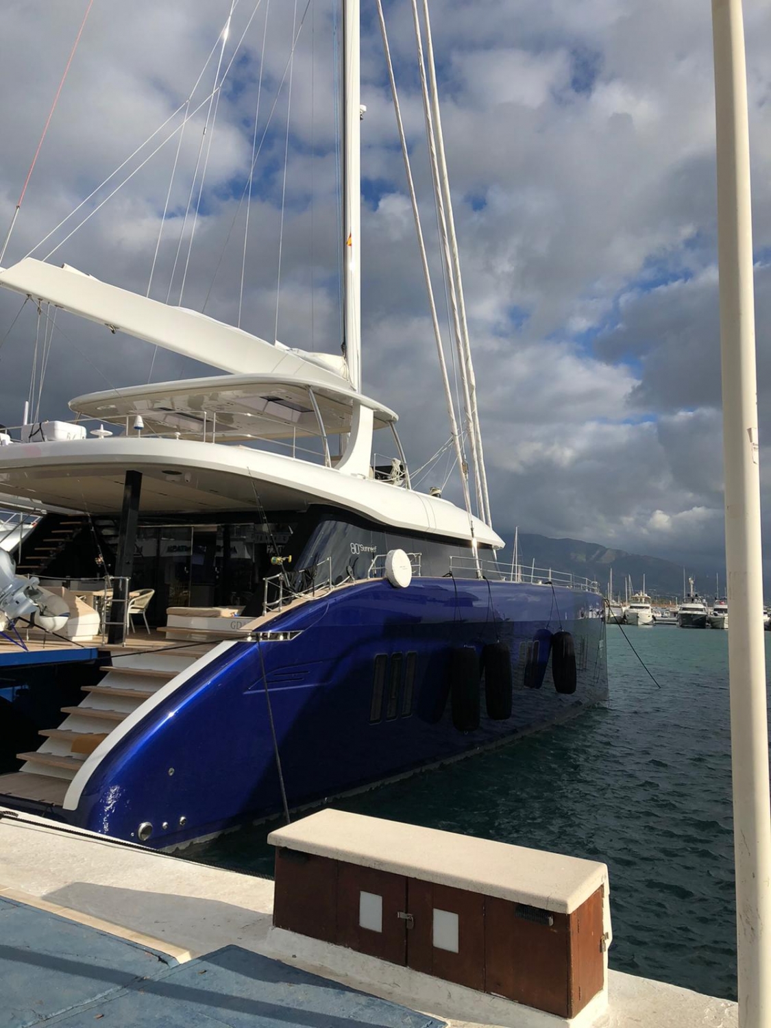 Tuning of a new 80 foot catamaran