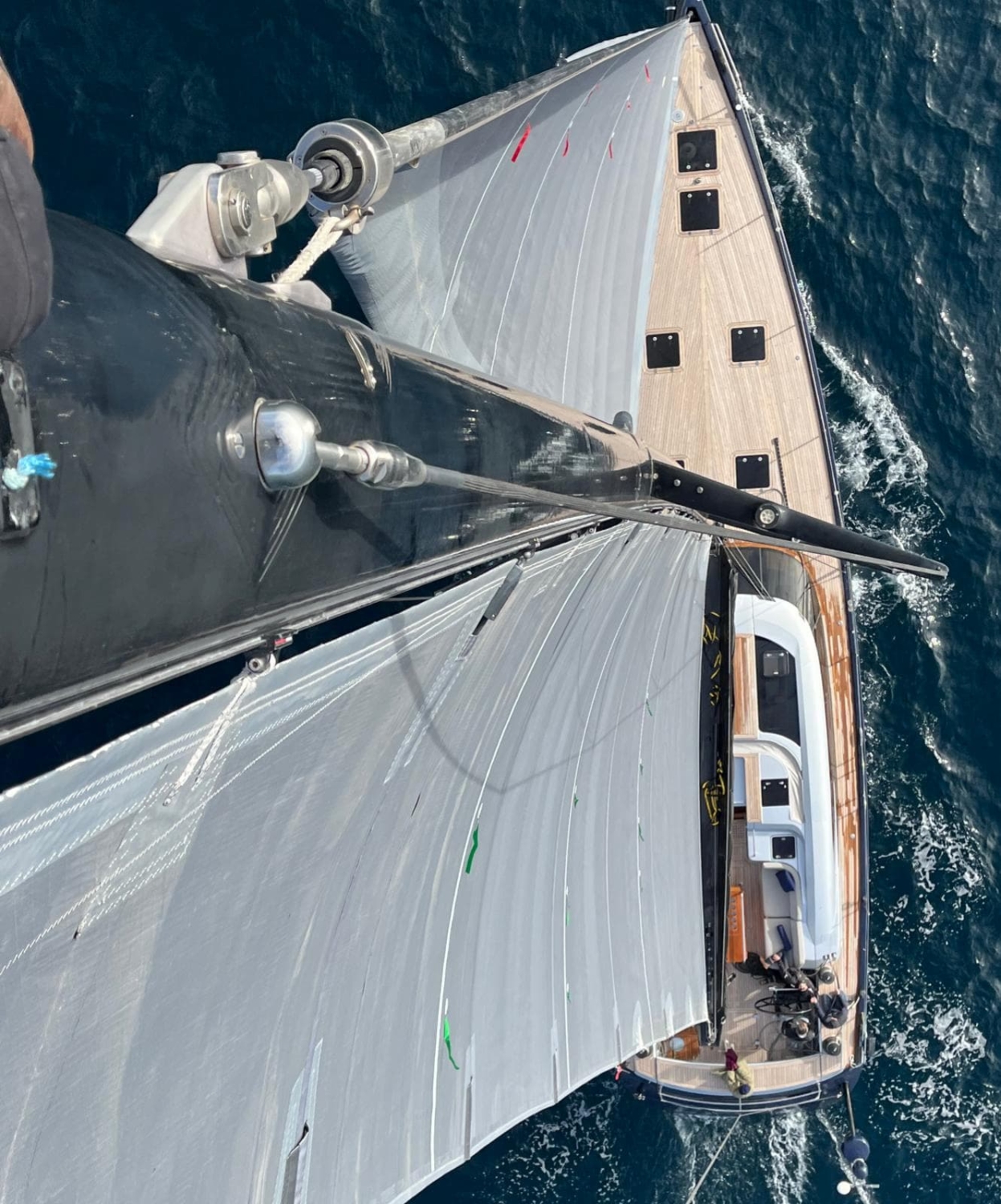 Sail test in Palma aboard Shipman72. The season starts!